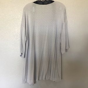 Soma | Intimates & Sleepwear | Soma Blue White Open Short Robe Kimono ...